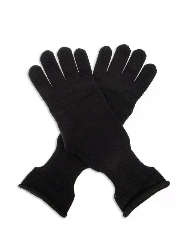 Issey Miyake Cut-out Knitted Gloves
