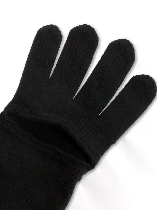 Issey Miyake Cut-out Knitted Gloves
