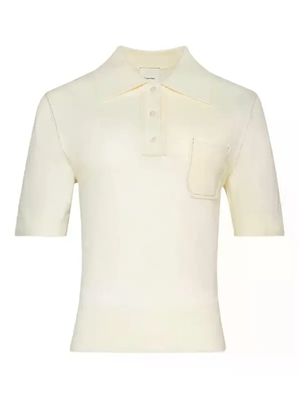 Calvin Klein Wool Polo Top