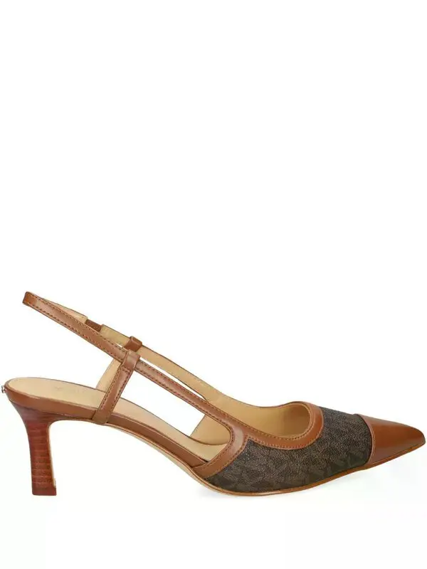Michael Kors Alora Monogram Pointed Pumps