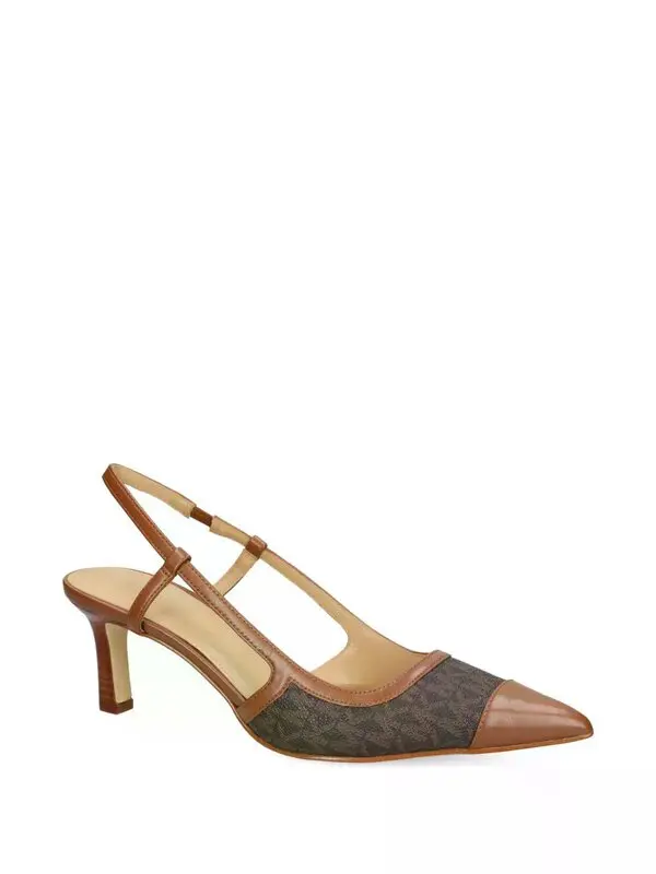 Michael Kors Alora Monogram Pointed Pumps