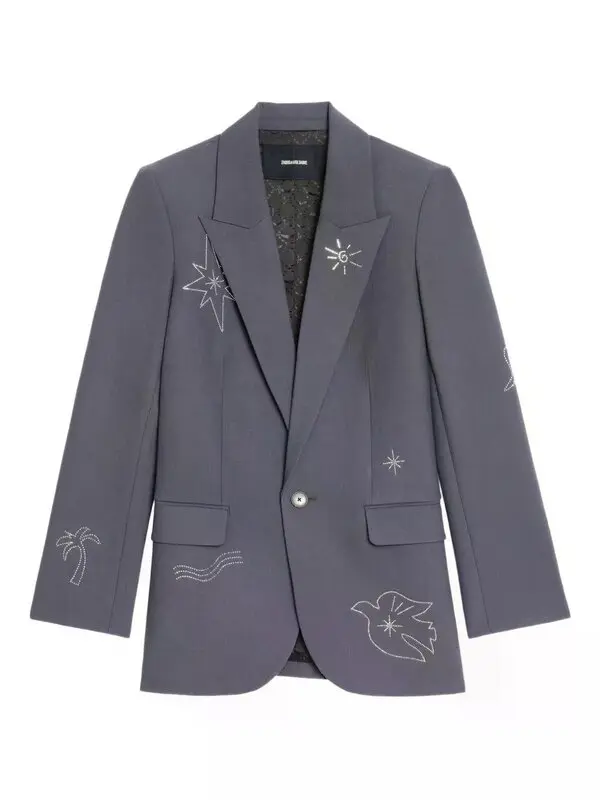Zadig&Voltaire Embellished Single-breasted Blazer