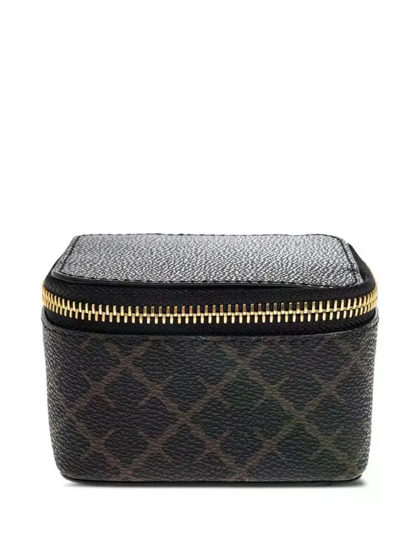 BY MALENE BIRGER Bae Patterned Zip Jewellery Box - Black