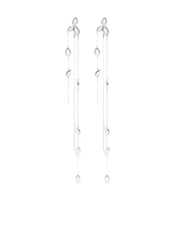 MARIA BLACK Swift 05 Chain Drop Earrings - Silver