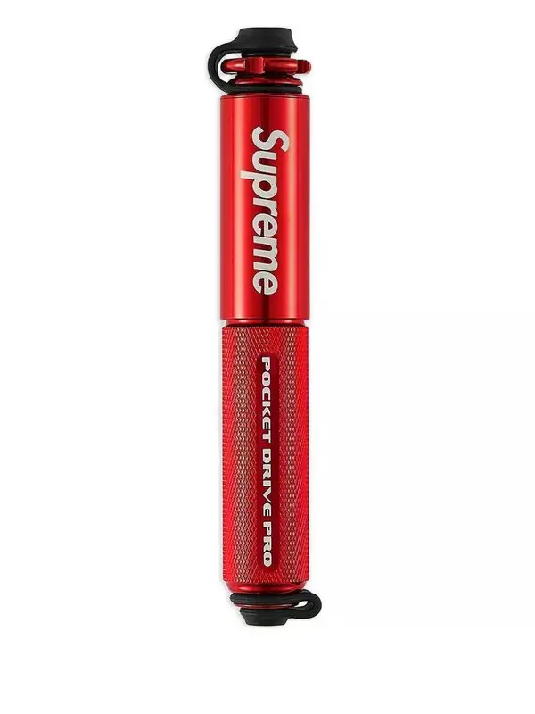 Supreme X Lezyne Pocket Drive Pro Bike Pump - Red