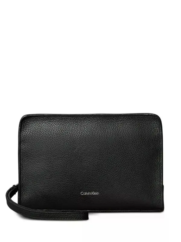 Calvin Klein Logo-detail Wallet - Black