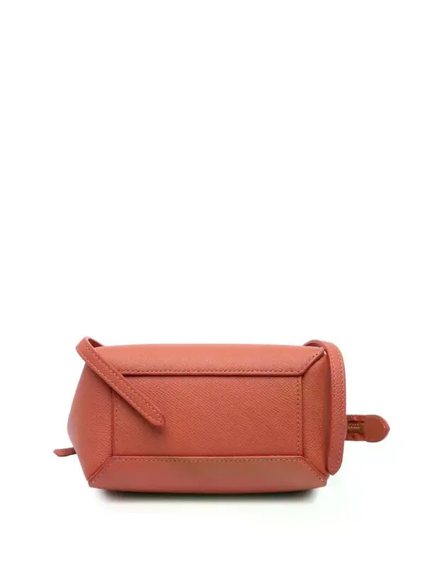 Celine 2020 Pico Grained Calfskin Belt Bag - Orange