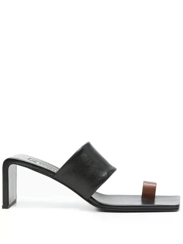 JIL SANDER 75mm Leather Mules
