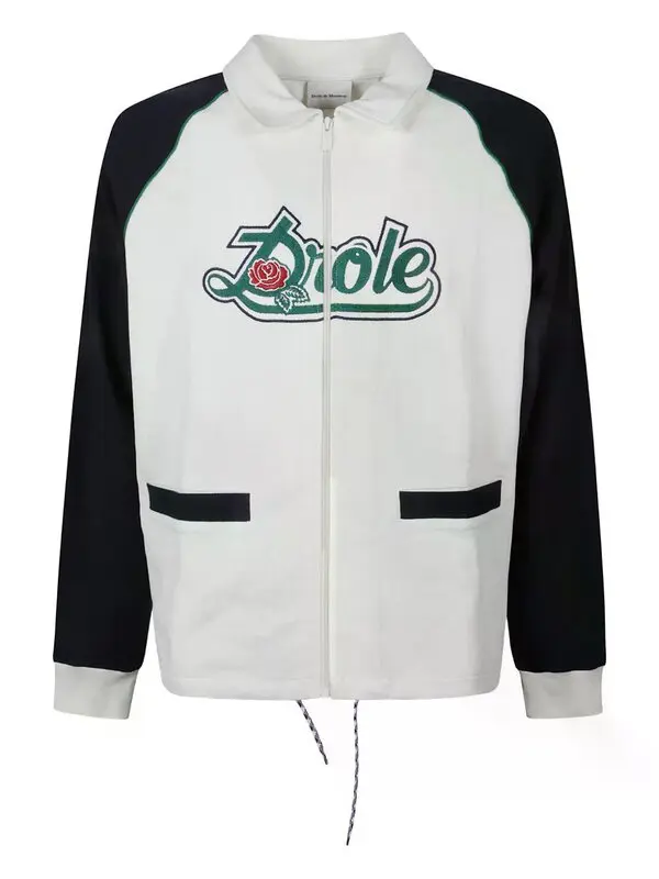 Drole De Monsieur Embroidered Jacket - White