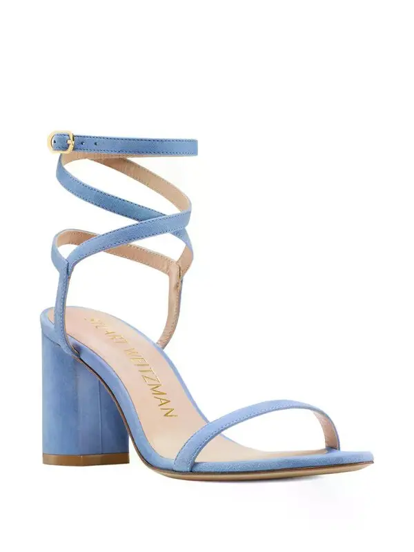 STUART WEITZMAN Merinda Block Crossover Sandals