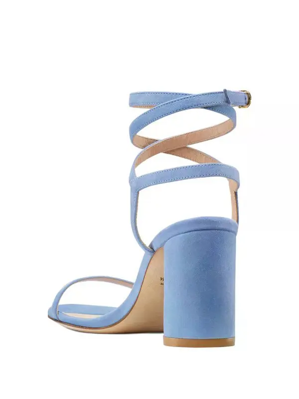 STUART WEITZMAN Merinda Block Crossover Sandals
