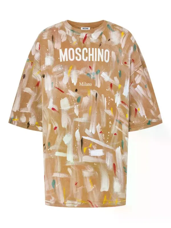 Moschino Printed Organic Cotton Jersey T-shirt
