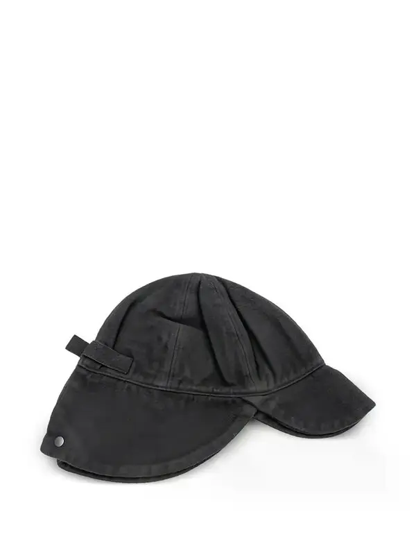 THE VIRIDI-ANNE Cotton Cap - Black