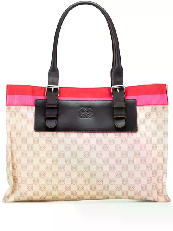 Loewe 2004 Anagram Canvas Tote Bag