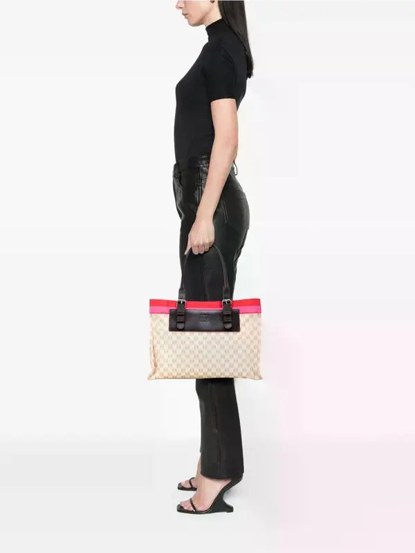 Loewe 2004 Anagram Canvas Tote Bag