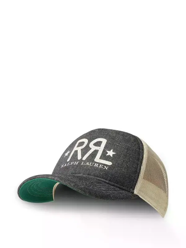 Ralph Lauren Logo-print Mesh Cap - Black
