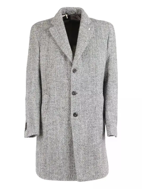 BRANDO Herringbone Pattern Coat