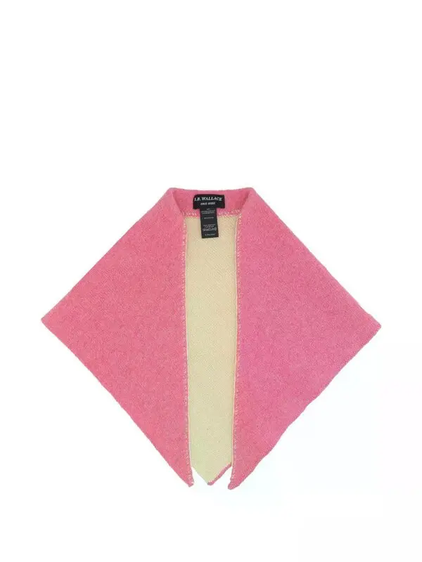 B.B. WALACE Logo Patch Scarf - Pink