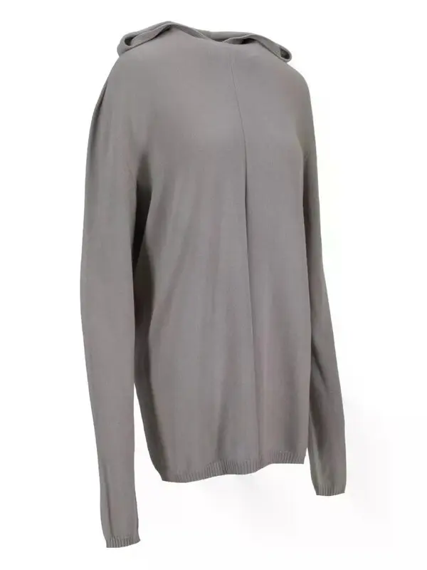Rick Owens Long-sleeve Hoodie - Grey