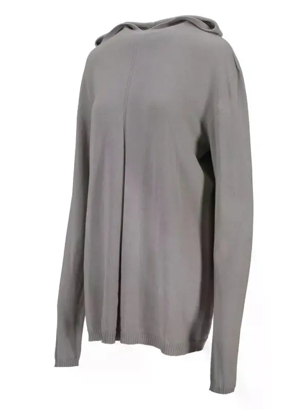 Rick Owens Long-sleeve Hoodie - Grey