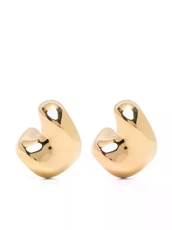 MARIA BLACK Saddle Medium Earrings - Gold