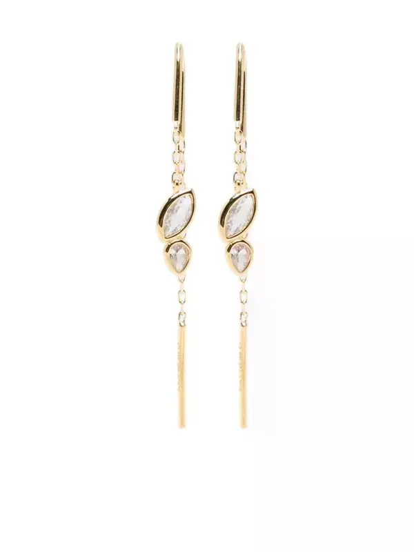 MARIA BLACK Swift 01 Chain Drop Earrings - Gold