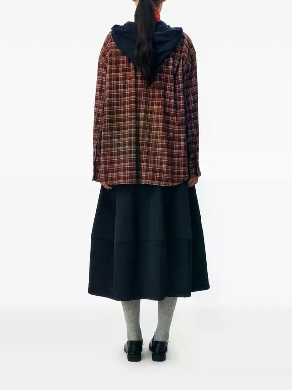 STUDIO TOMBOY Fleece-lined Midi Skirt