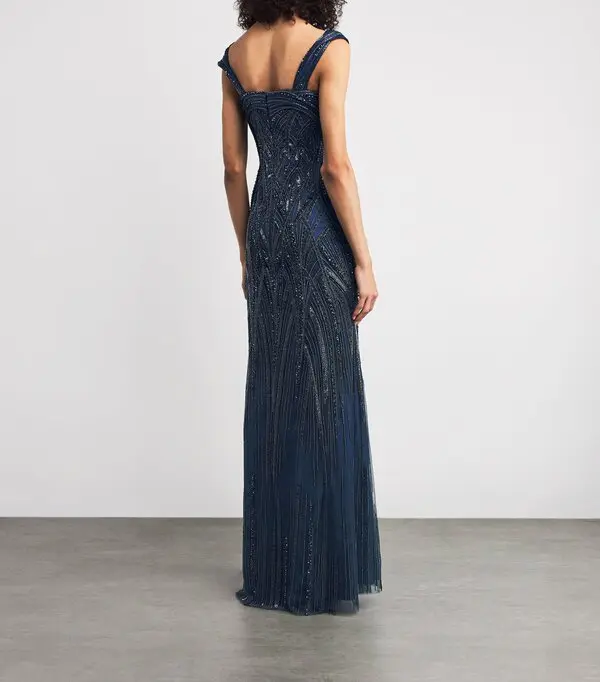 GAURAV GUPTA Embellished Orbit Sculpt Gown
