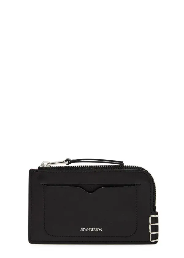 JW Anderson Loafer Leather Wallet - Black