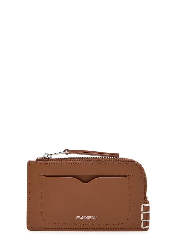 JW Anderson Loafer Leather Wallet - Tan