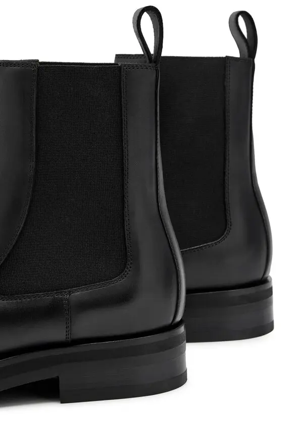 THE ROW Leather Chelsea Boots