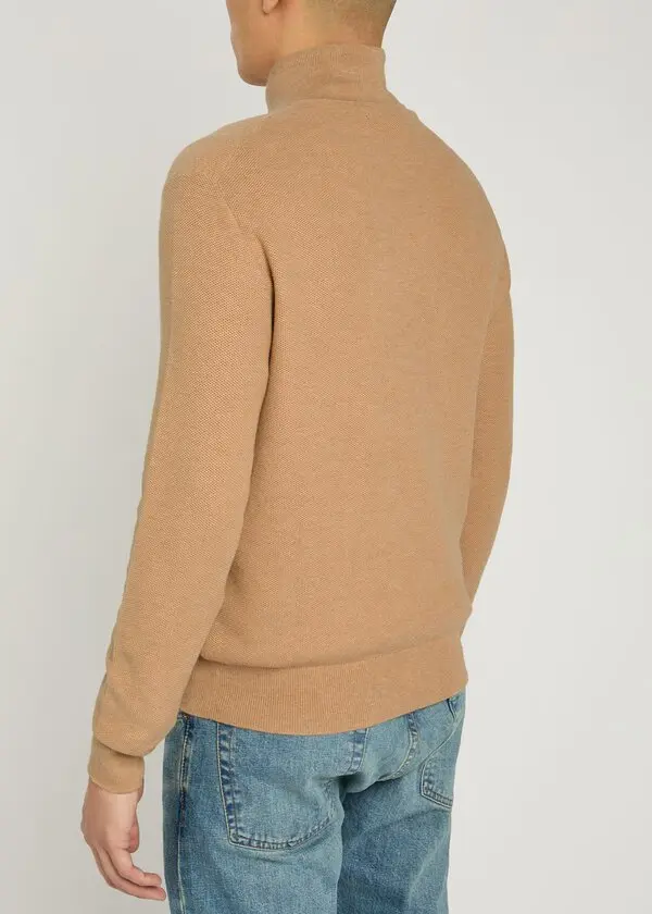 Polo Ralph Lauren Logo Cotton Jumper - Camel