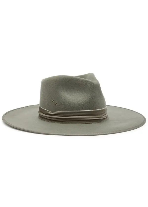 Lack Of Color Rancher Wool Hat - Green