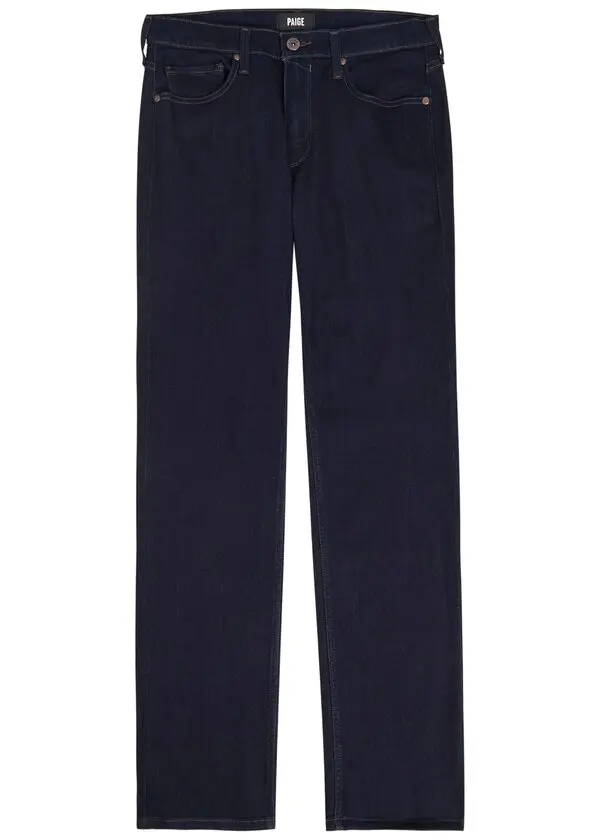 Paige Normandie Straight-leg Jeans - Indigo