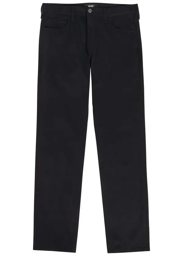 Paige Macneil Slim Straight-leg Twill Trousers