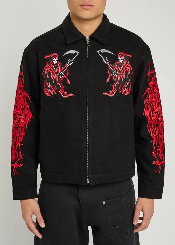 WARREN LOTAS Dueling Reaper Printed Jacket