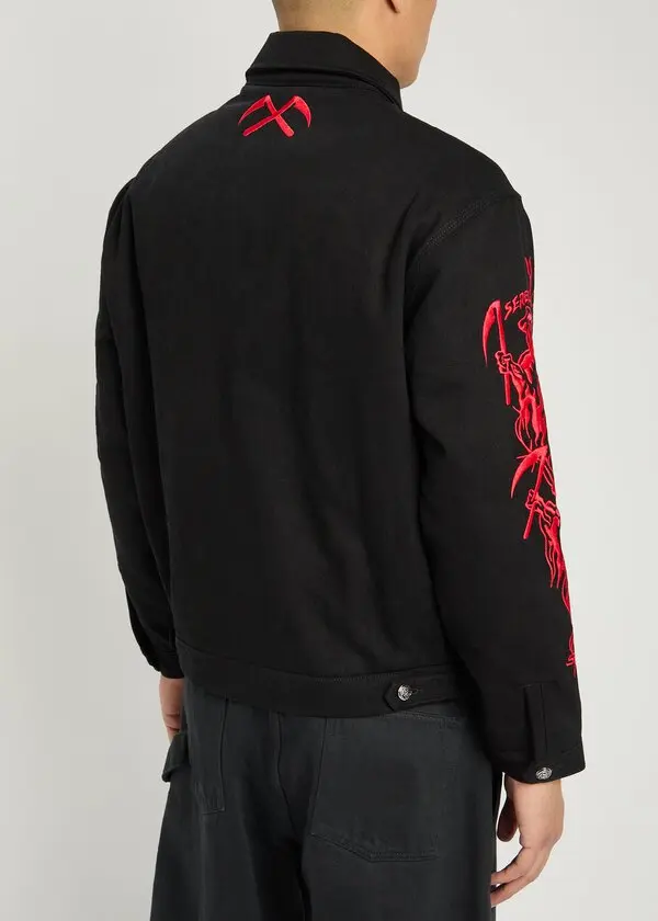 WARREN LOTAS Dueling Reaper Printed Jacket