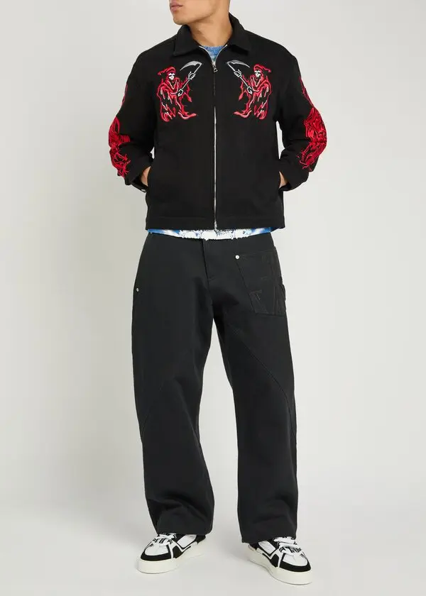 WARREN LOTAS Dueling Reaper Printed Jacket