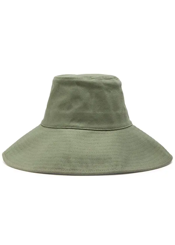 Lack Of Color Canvas Bucket Hat - Green