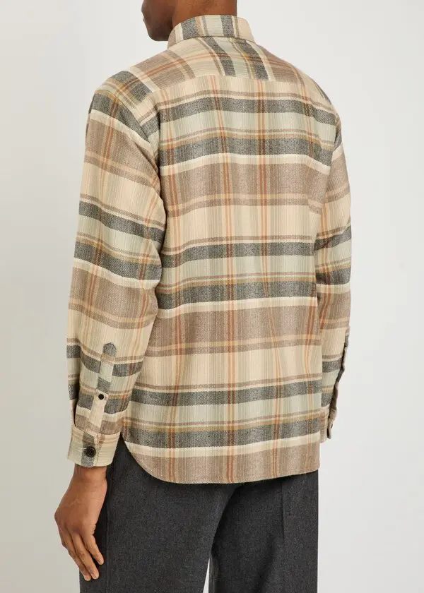 Oliver Peoples Penryn Plaid Flannel Shirt
