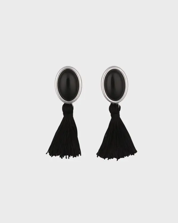 JULIETTA Jude Statement Earrings - Black