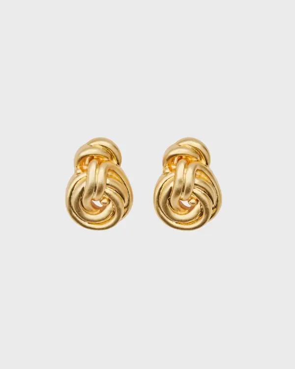 JULIETTA Knot Earrings - Gold