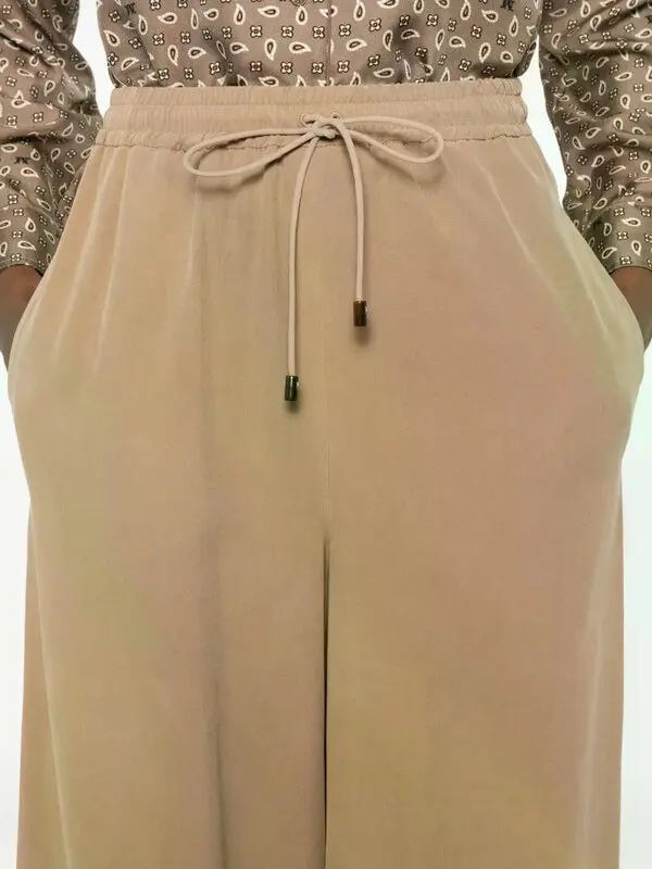 Max Mara Drawstring Palazzo Pants