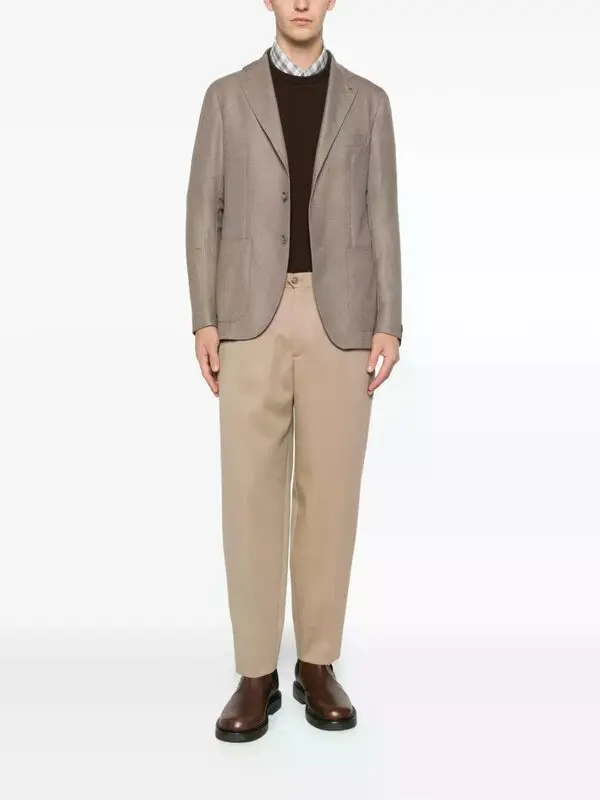 Tagliatore Textured Patch Pocket Jacket