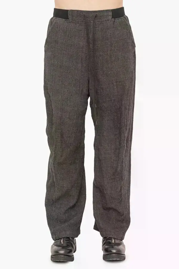 THE VIRIDI-ANNE Drawstring-fastening Trousers - Grey