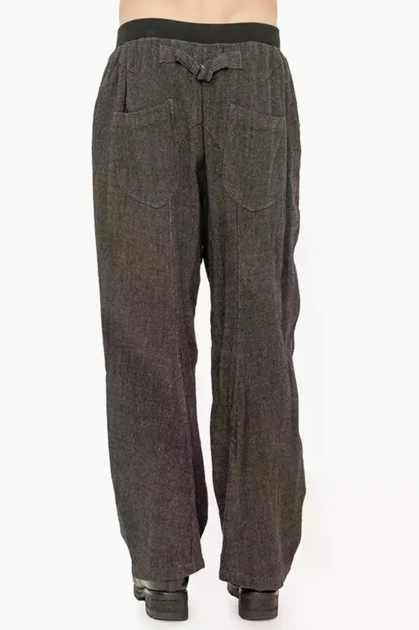 THE VIRIDI-ANNE Drawstring-fastening Trousers - Grey