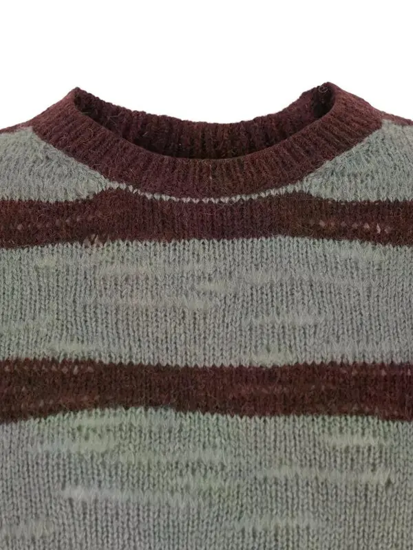 COOR Striped Crew-neck Sweater