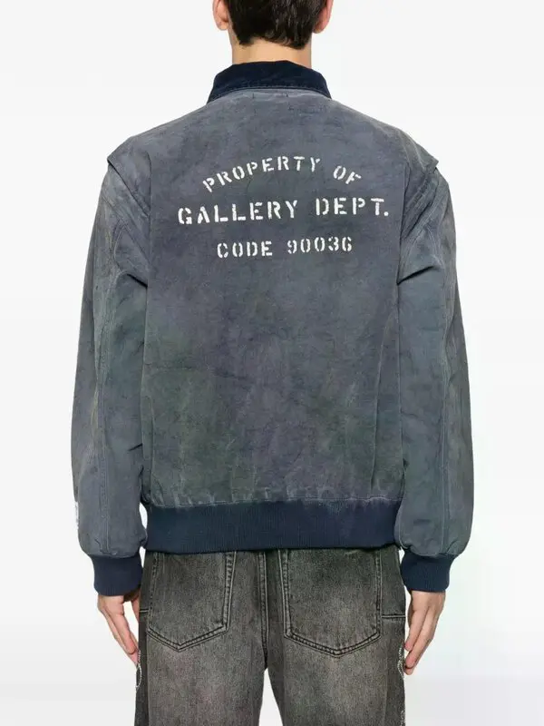 GALLERY DEPT. Corduroy-collar Denim Jacket - Blue