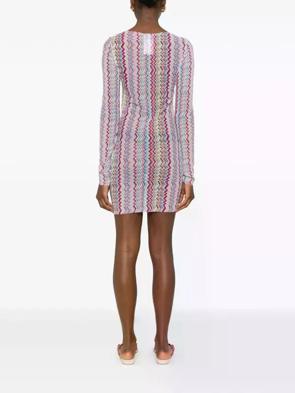 Missoni Chevron-pattern Mini Dress