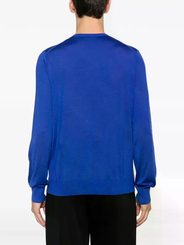 TOM FORD Long-sleeve Crew-neck Sweater - Blue